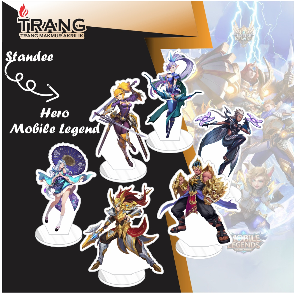 Jual Standee Figure Akrilik Mobile Legend / Standing Action figure ...