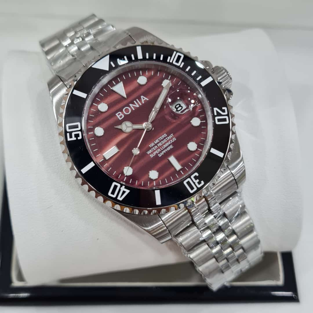 Jual JAM TANGAN PRIA BONIA AUTOMATIC ORIGINAL LIMITED EDITION STAINLESS ...