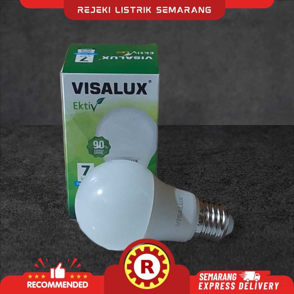 Jual LAMPU LED BULB VISALUX 7W WARNA PUTIH & KUNING | Shopee Indonesia