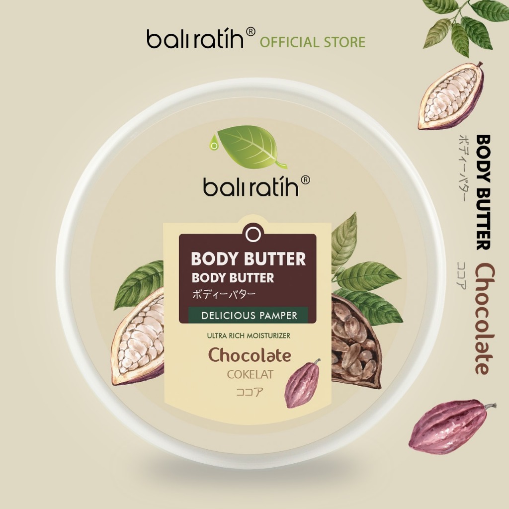Jual Bali Ratih Body Butter Delicious Pamper Chocolate 100gr | Shopee ...