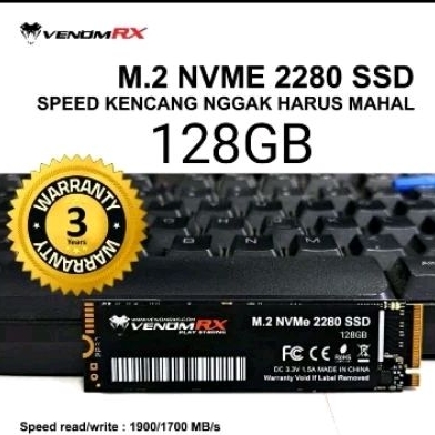 Jual VENOMRX M2 SSD NVME 128GB 2280 / SSD M2 NVME VENOMRX 128GB | Shopee Indonesia