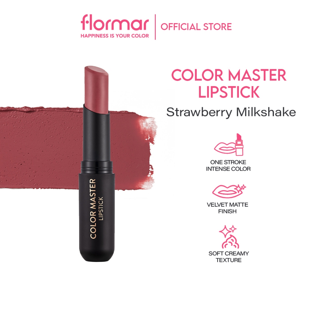 Jual Flormar Color Master Lipstick | Lipstik Creamy melembapkan, Anti ...