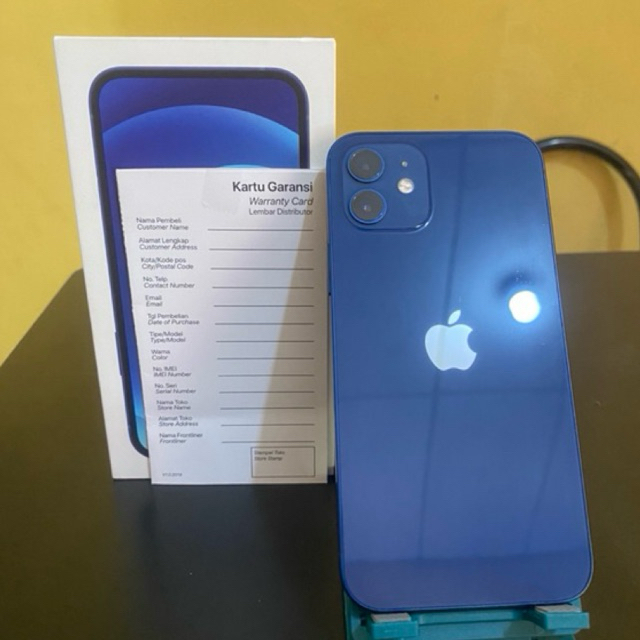 Jual EX IBOX || IPHONE 12 128GB FULLSET ORIGINAL | Shopee Indonesia