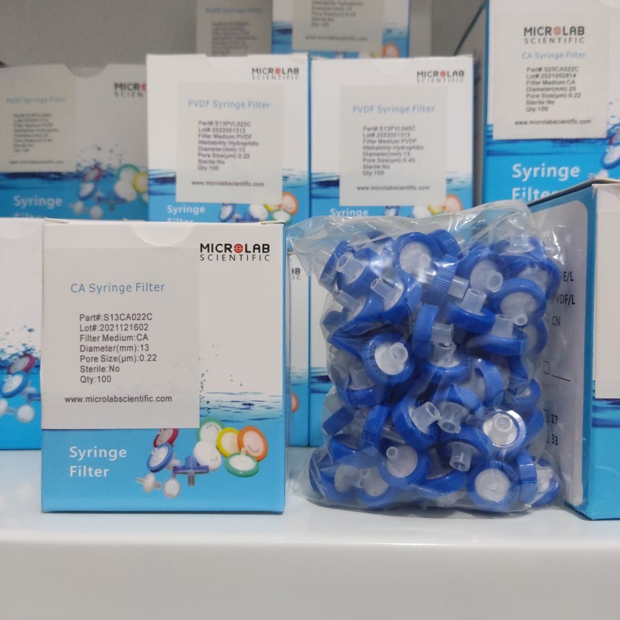 Jual CA Cellulose Acetate Syringe Filter, porosity 0.22um, diameter ...