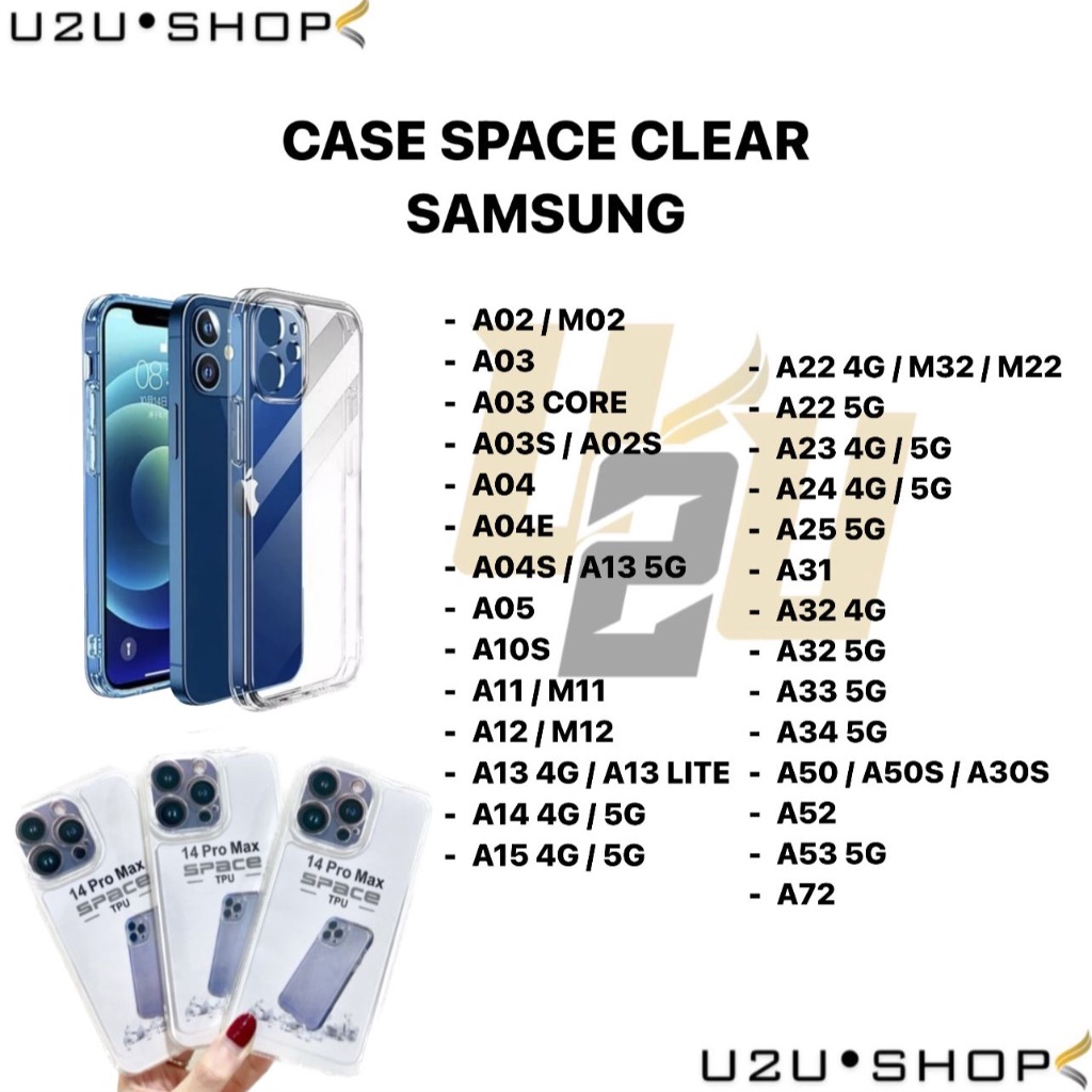 Jual TPU CASE SPACE SILICON FOR SAMSUNG A26 A36 A56 A55 A25 A15 A02 M02 A02S A03S A03 A03 CORE ...