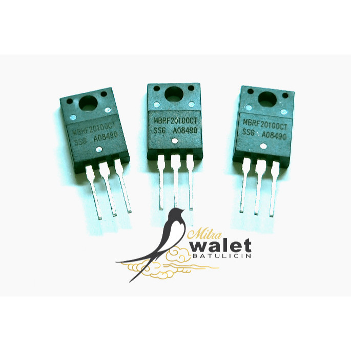 Jual Dioda Schottky MBR20100CT MBR20100 MBR 20100 20A 100V | Shopee ...