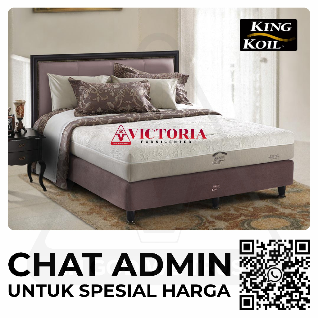 Jual King Koil Marques 200 x 200 200x200 Full Bed Set Fullset Springbed ...