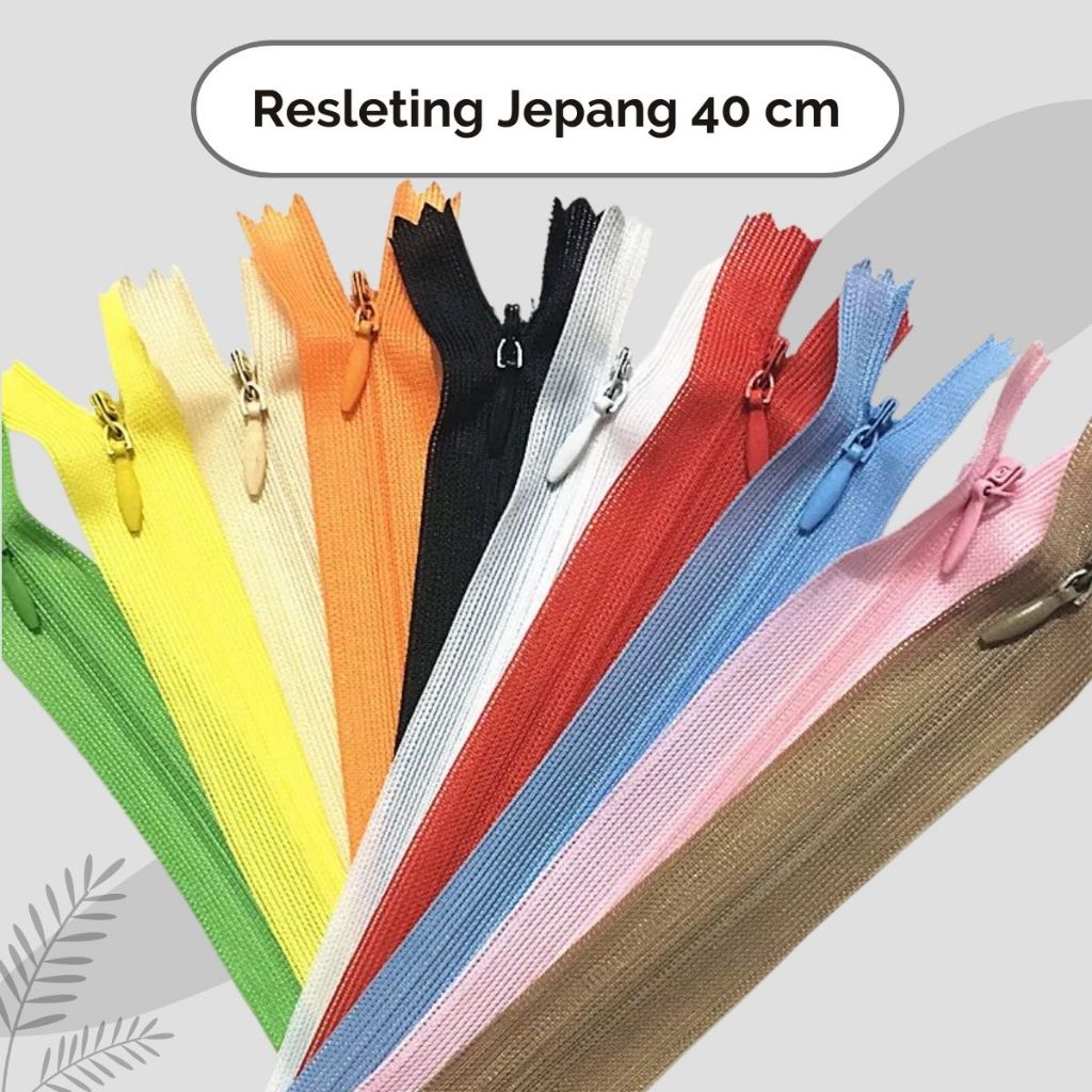 Jual Resleting Jepang 40 cm 1pc Murah BEST SELLER / Invisible Zipper ...