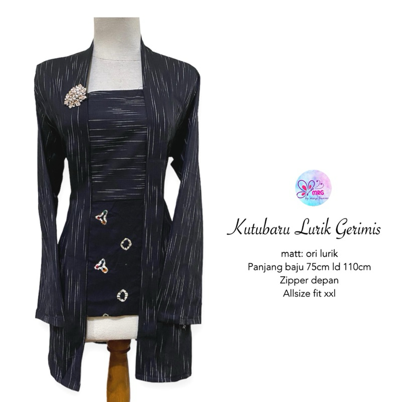 Jual KUTUBARU LURIK KEBAYA KUTU BARU LURIK KEBAYA LURIK KUTUBARU CANTIK | Shopee Indonesia