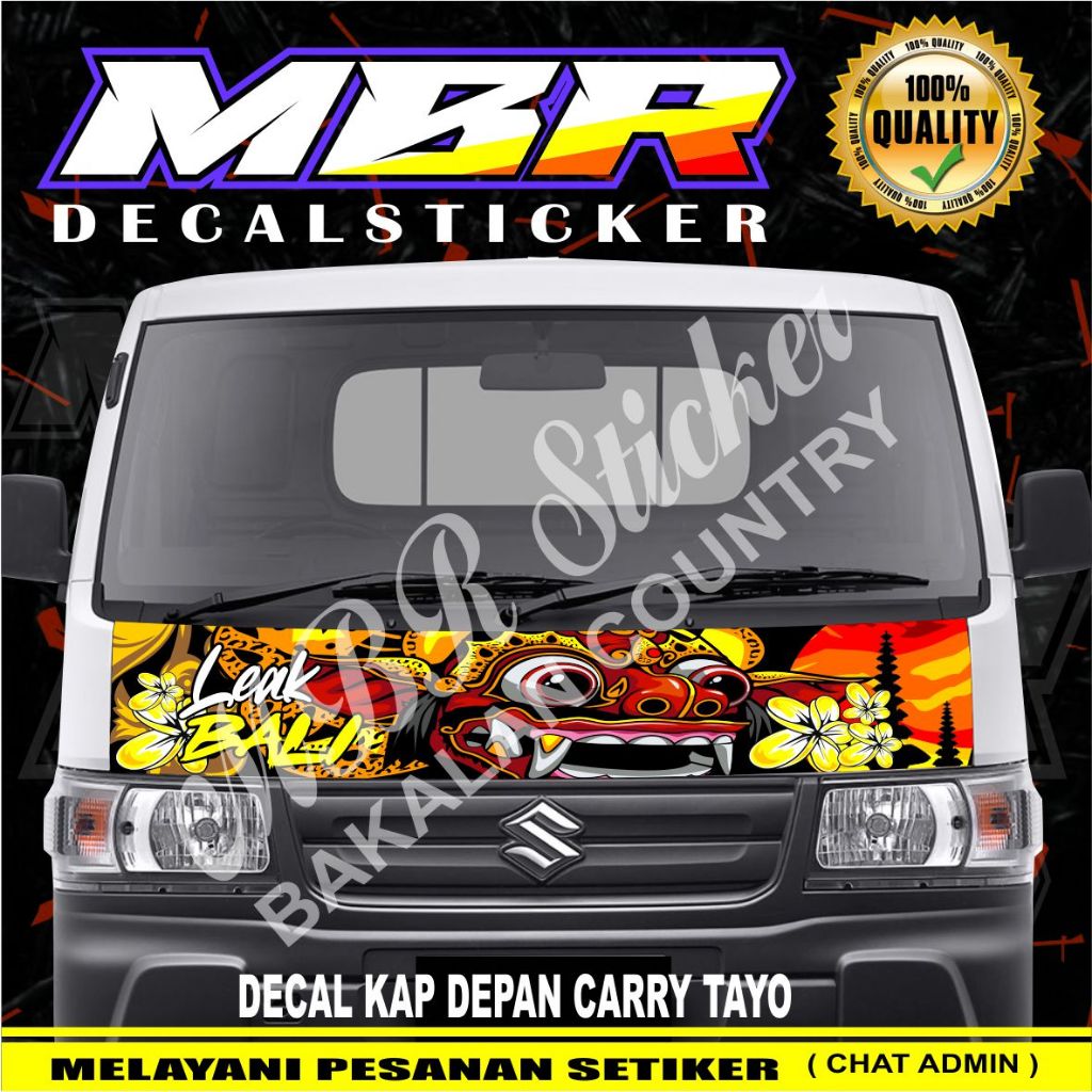 Jual DECAL STIKER CARRY BARONG,STIKER PRINTING/DECAL KAP DEPAN CARRY ... Jual DECAL STIKER CARRY BARONG,STIKER PRINTING/DECAL KAP DEPAN CARRY ...