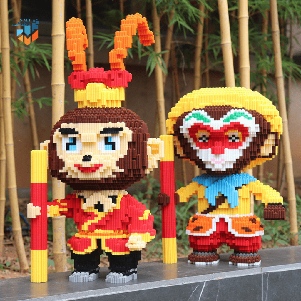 Jual SMY Toystown Nano Block Sungokong 3D Model, Mainan Blok Susun ...