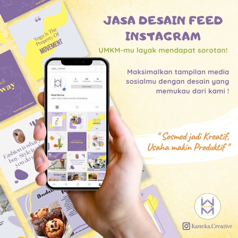 Jual jasa desain feed instagram design IG | Shopee Indonesia