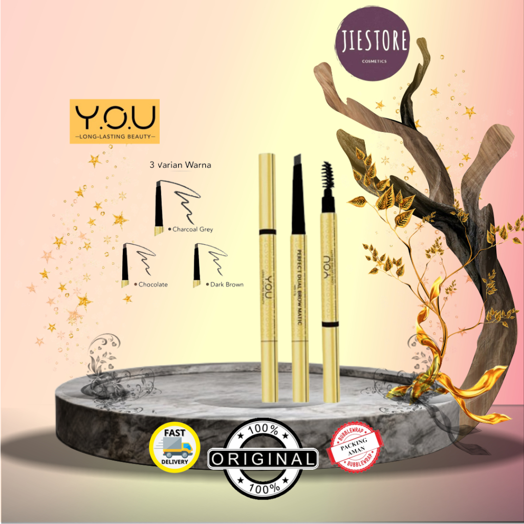 Jual YOU Perfect Dual Brow Matic / Pensil alis YOU / Eyebrow Y.O.U ...