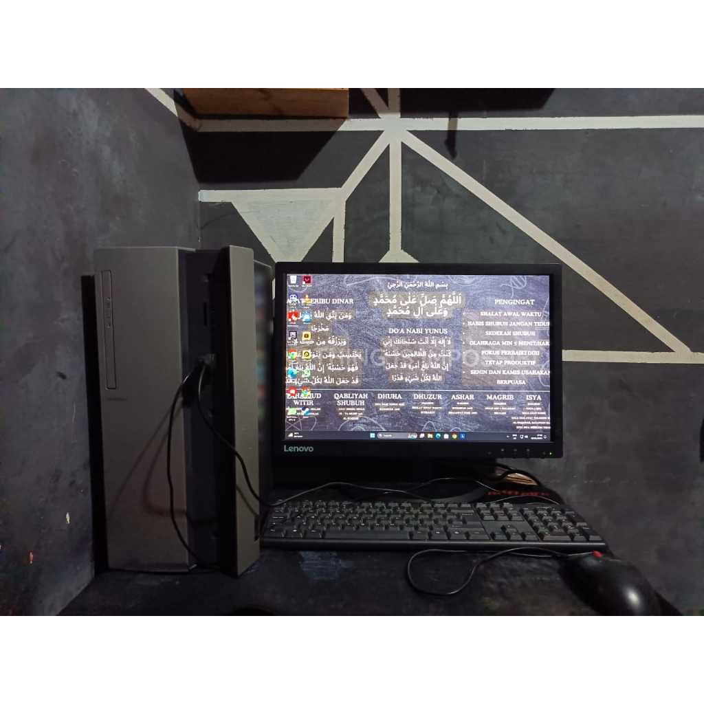 Jual Pc satu sett gaming workstation 510-15icb i5 9400 + monitor 20 ...