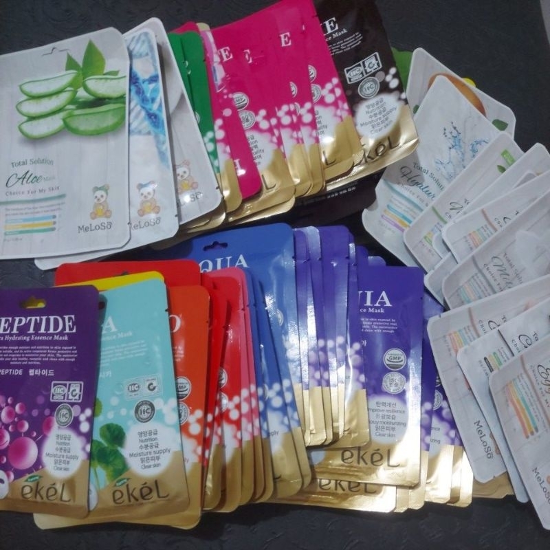 Jual SHEET MASK KOREA RANDOM MASKER MUKA | Shopee Indonesia