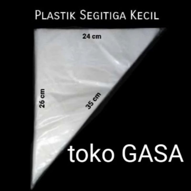 Jual PLASTIK SEGITIGA/PAPPING BAG/PIPING BAG KUE/PLASTIK CONTONG ...