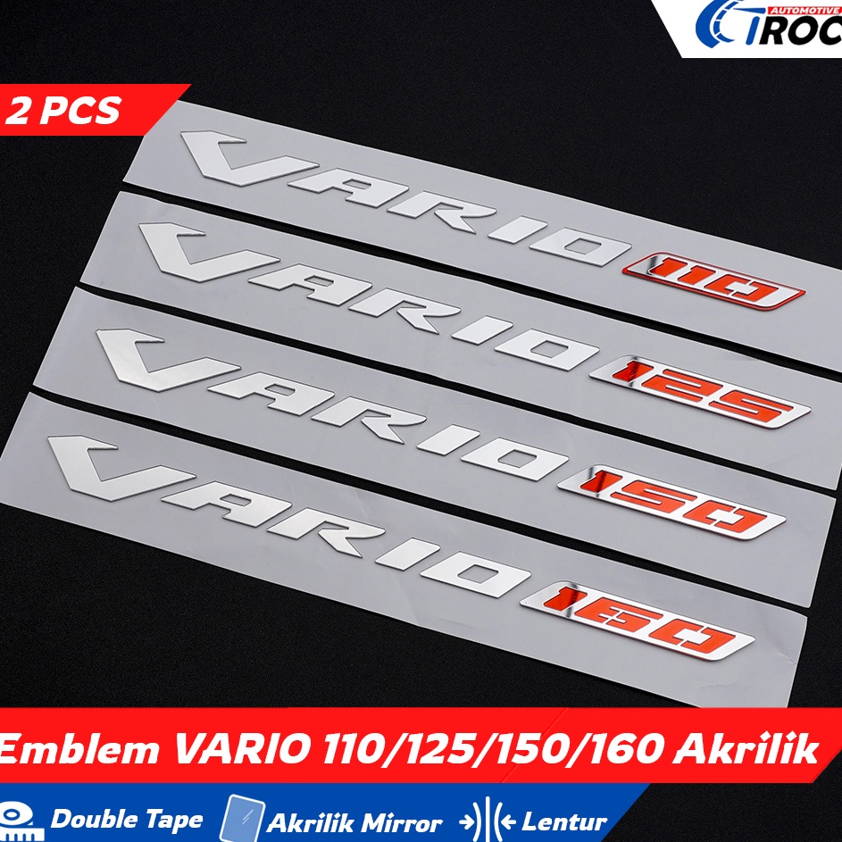 Jual Emblem Vario Timbul 3D Vario 11 125 15 16 Stiker Vario Timbul Logo ...