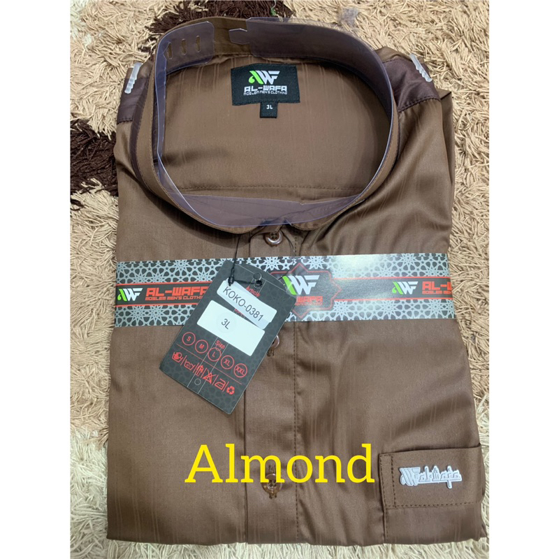 Jual BAJU KOKO JUMBO AL-WAFA KAIN ARAB DOBY TANGAN PENDEK | Shopee ...
