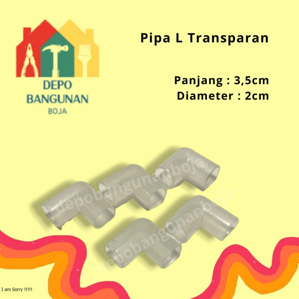 Jual (3.10) Sambungan pipa keni knee / pipa akuarium L | Shopee Indonesia