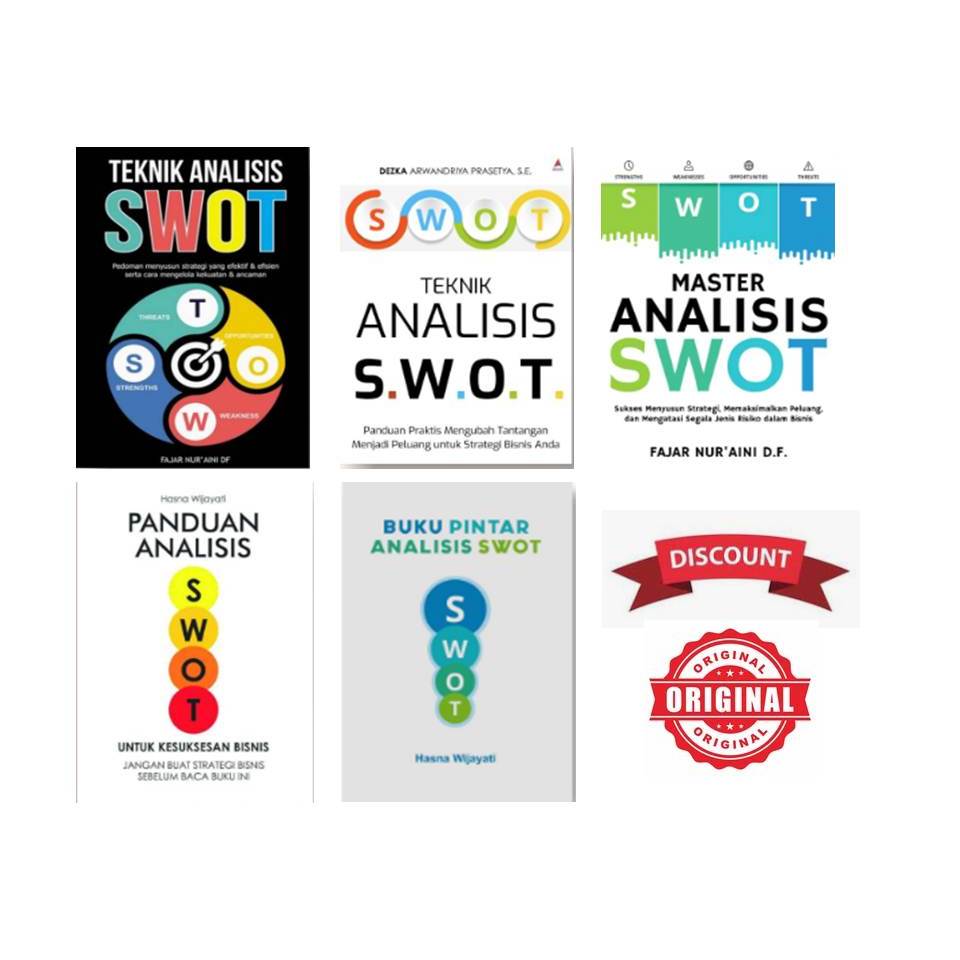 Jual BUKU ORIGINAL Teknik Analisis SWOT Master Analisis SWOT Buku ...