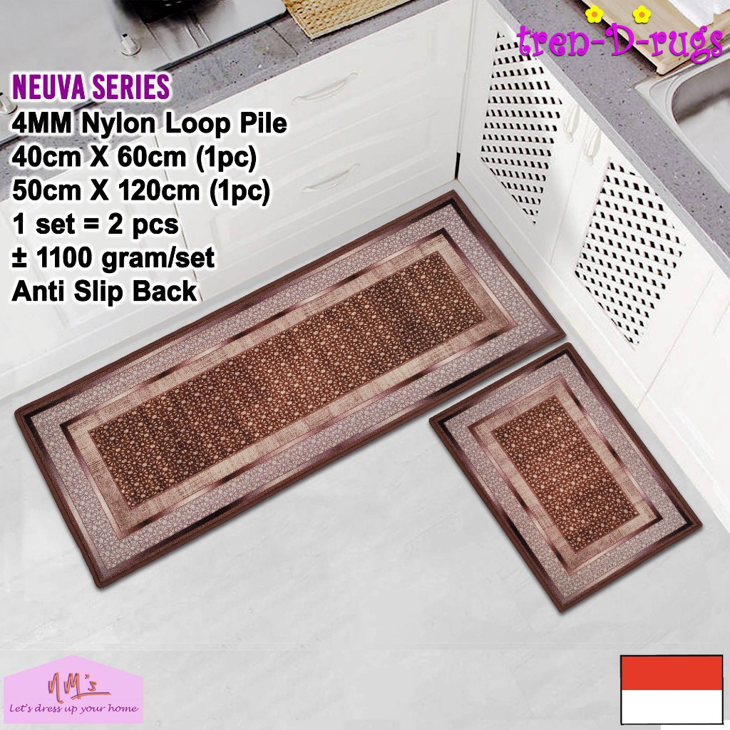 Jual Tren-D-rugs Keset kaki motif klasik modern minimalis alas lantai ...