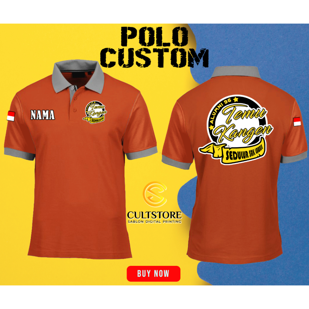 Jual POLO CUSTOM TEMU KANGEN ALUMNI TERBARU BISA REQWES DESAIN SESUKA ...