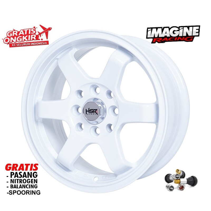 Jual VELG MOBIL RACING HSR TOKYO R14 PCD 4X100/4X114,3 BRIO AGYA CALYA VIOS LANCER AVANZA XENIA ...