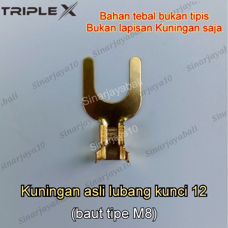 Jual skun garpu sekun Y terminal kabel motor mobil U konektor sambungan ...