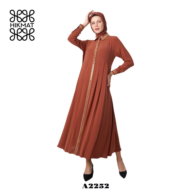 Jual ABAYA HIKMAT FASHION ORIGINAL A2252 | Shopee Indonesia