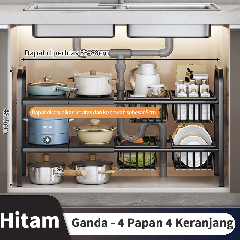 Jual Rak Penyimpanan Dapur Rak Penyimpanan Dapur Rak Serbaguna Dapur ...