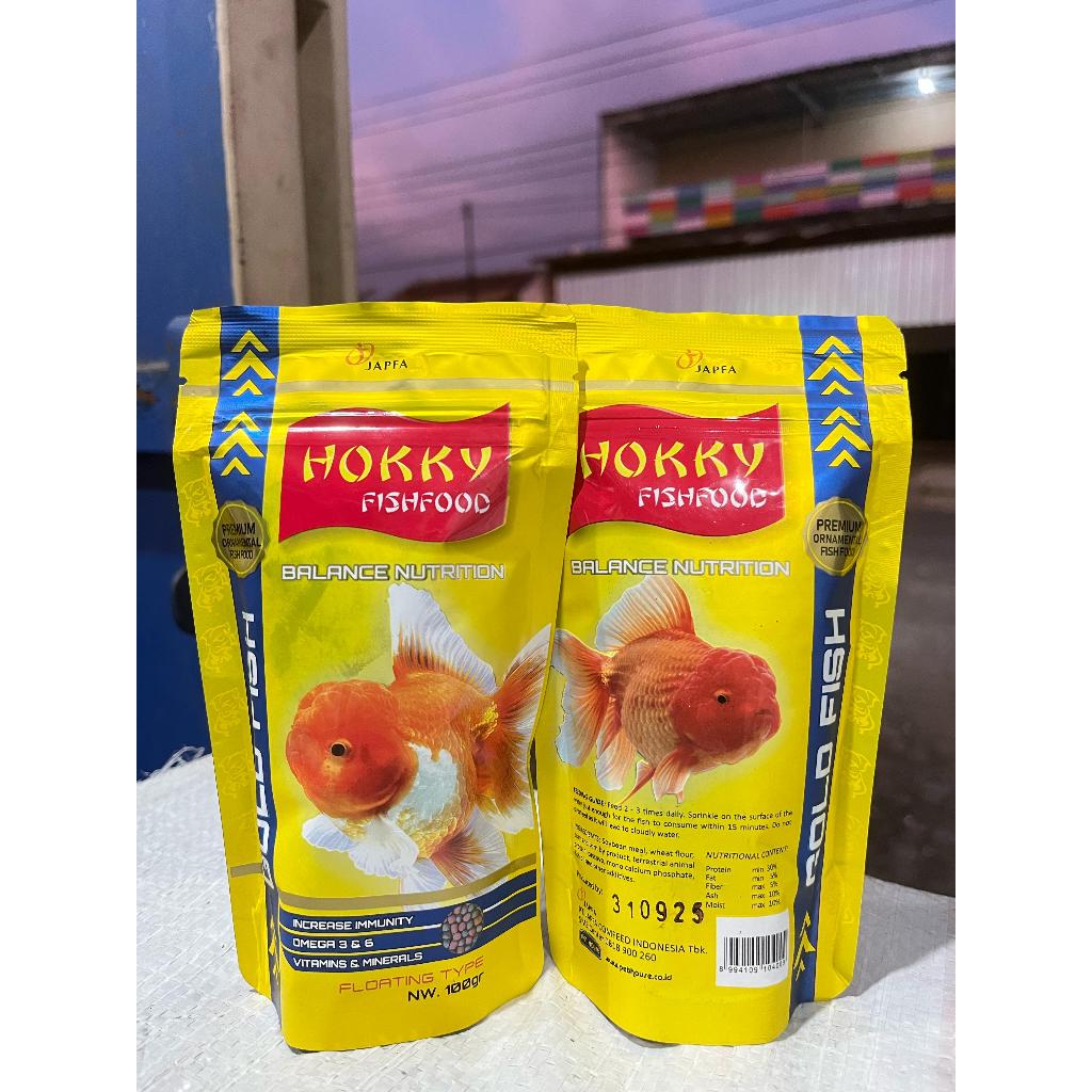 Jual HOKKY GOLD FISH food 250gr makanan/pakan ikan japfa ikan koi koki ...