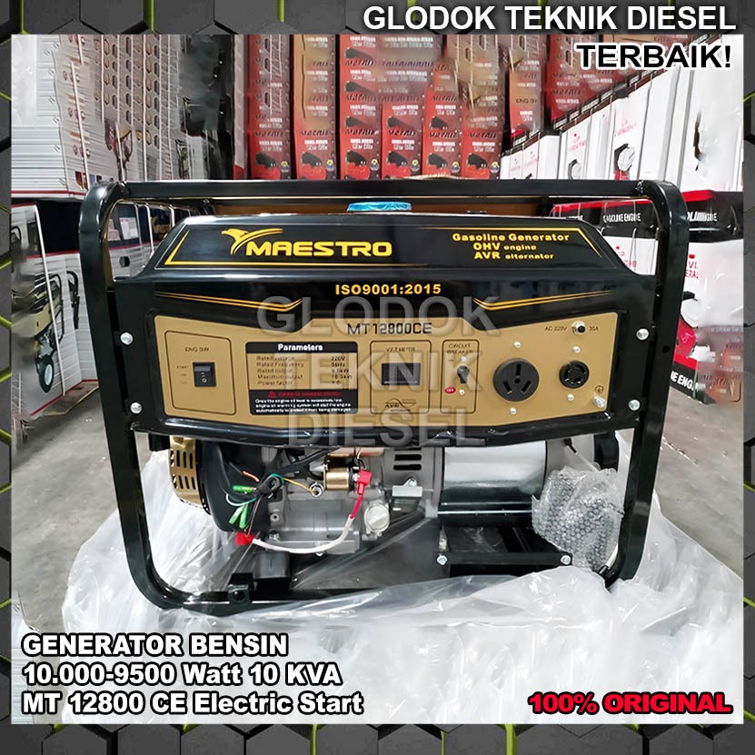 Jual Maestro Genset Generator Bensin 10000 9500 Watt 10 KW 10 kva MT ...