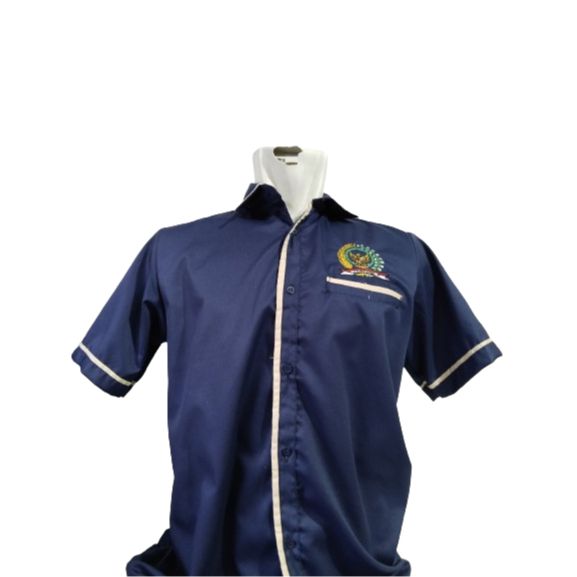 Jual kemeja BPD baju bpd pdh seragam bpd pdl ful bordir / kemeja tangan ...