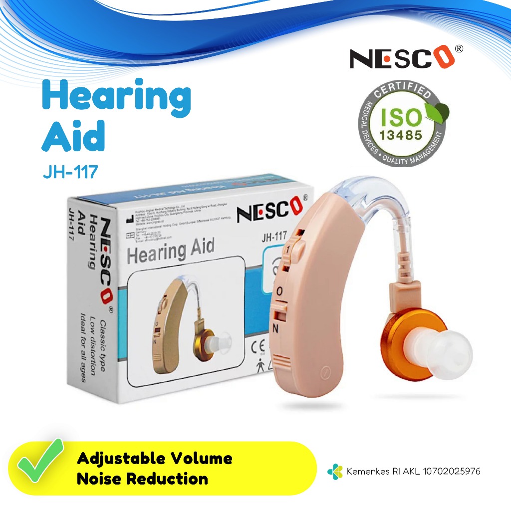 Jual Alat Bantu Dengar Lansia Murah NESCO JH-117 – Bisa Kanan/Kiri ...