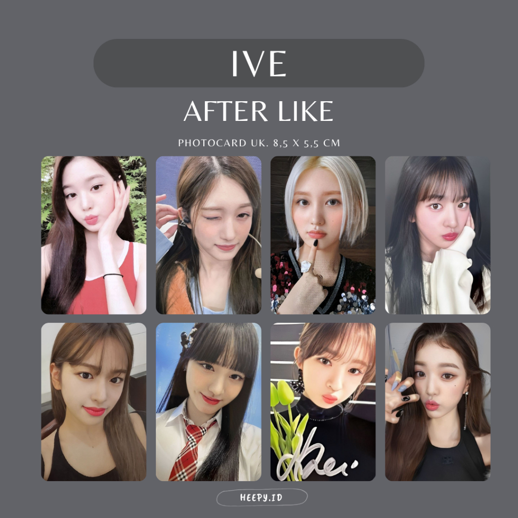 Jual [IVE] UNOFFICIAL PHOTOCARD IVE AFTER LIKE | Shopee Indonesia
