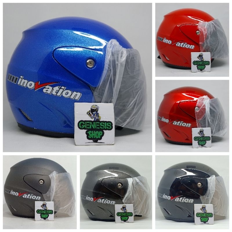 Jual Helm SNI half face helm SNI evolution INOVATION polos murah ...