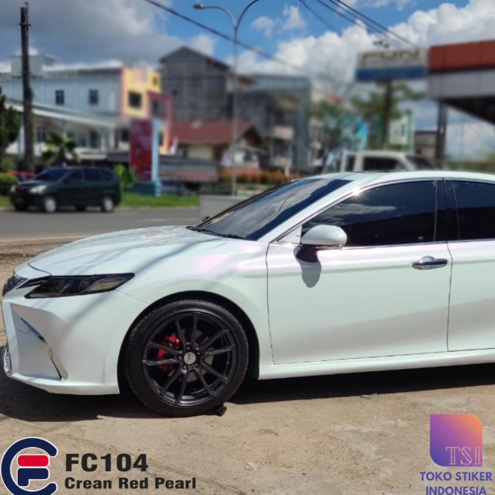 Jual Mck Stiker Skotlet Putih Lembayung Mutiara Pearl Glossy Fanchi ...