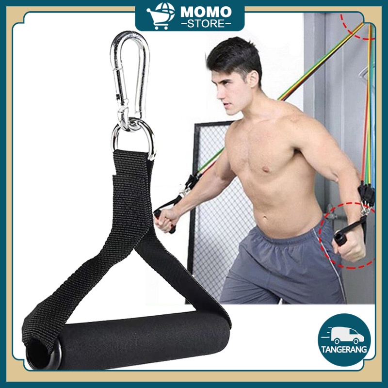 Jual Handle Resistance Band Anti-slip Resistance Bands Grip Handles ...