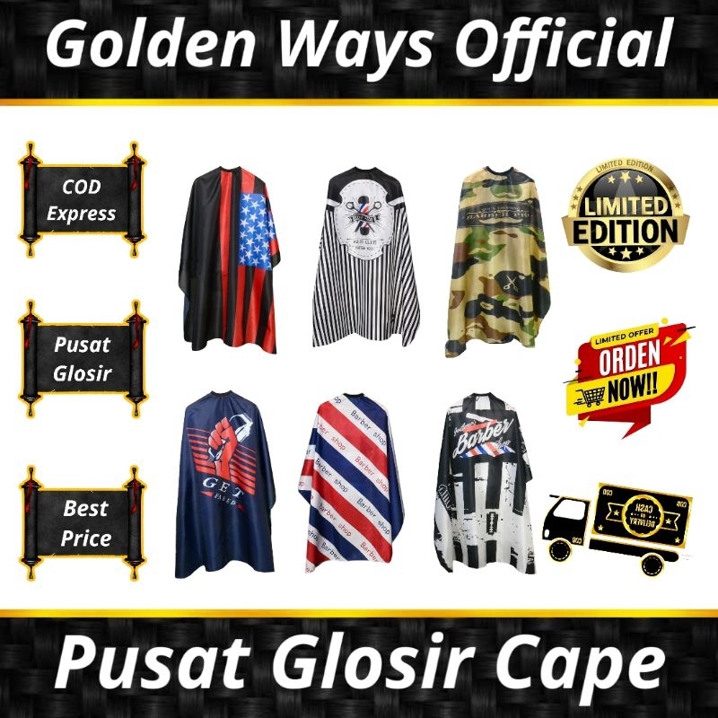 Jual Kain Kep Kip Kain Apron Potong Rambut Jubah Pangkas Rambut ...