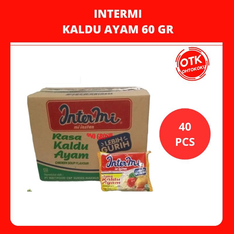 Jual Intermi Mie Instan Rasa Kaldu Ayam 60 Gr 1 Dus | Shopee Indonesia