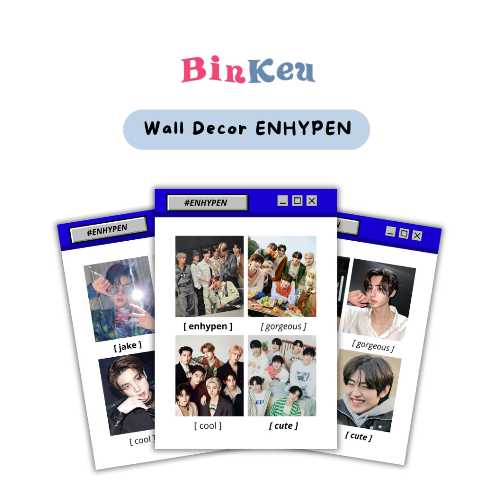 Jual KPOP Art Print ENHYPEN / Wall Decor ENHYPEN | Shopee Indonesia