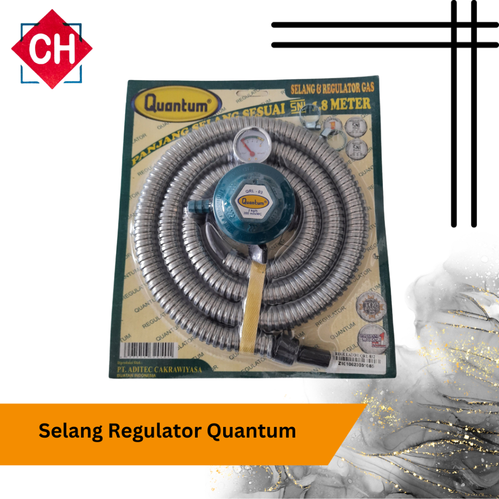 Jual Paket Selang Regulator Gas Quantum/Selang Regulator Murah/Selang ...
