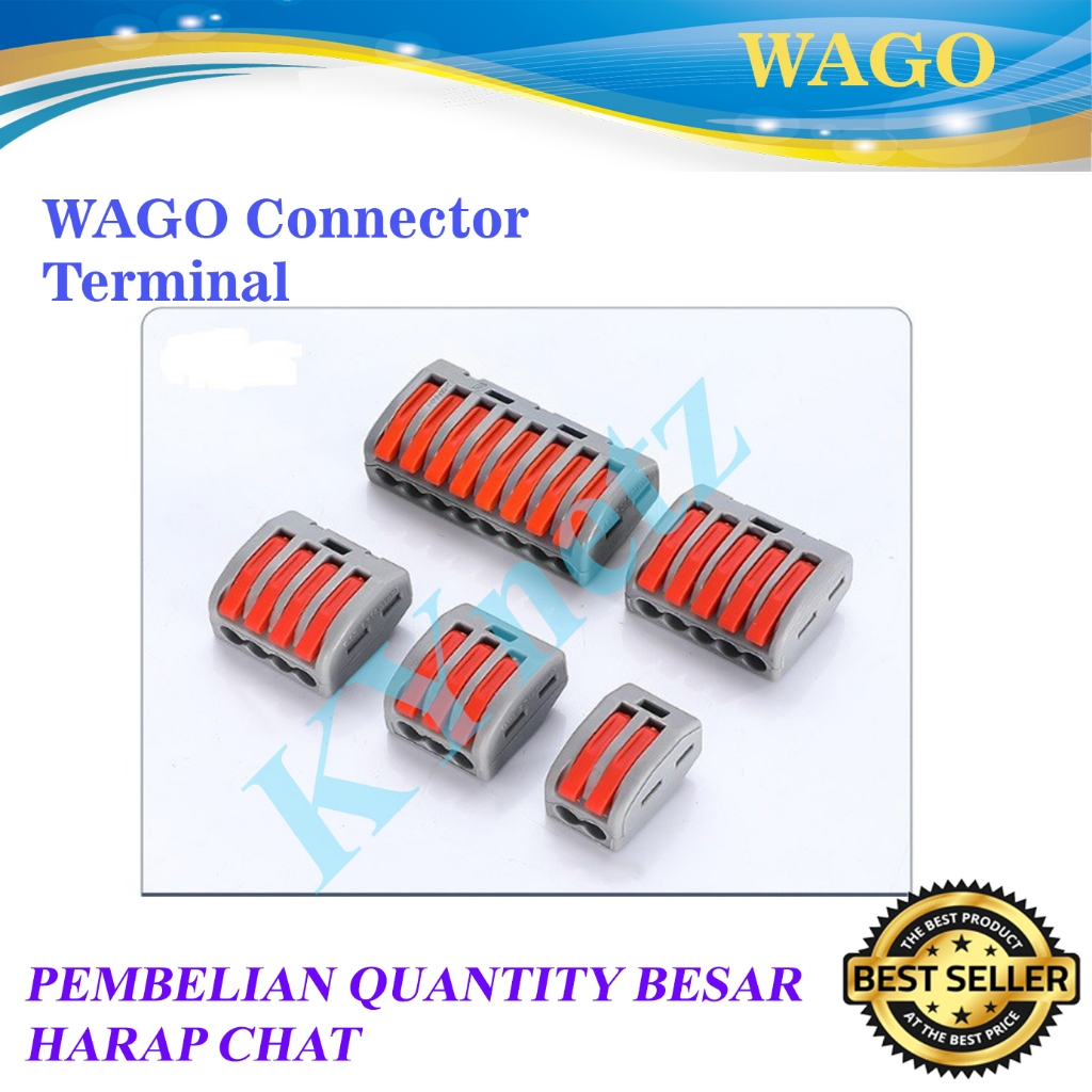 Jual Konektor Kabel wago PCT-212 / 213 / 214 / 215 Wire Connector Terminal | Shopee Indonesia
