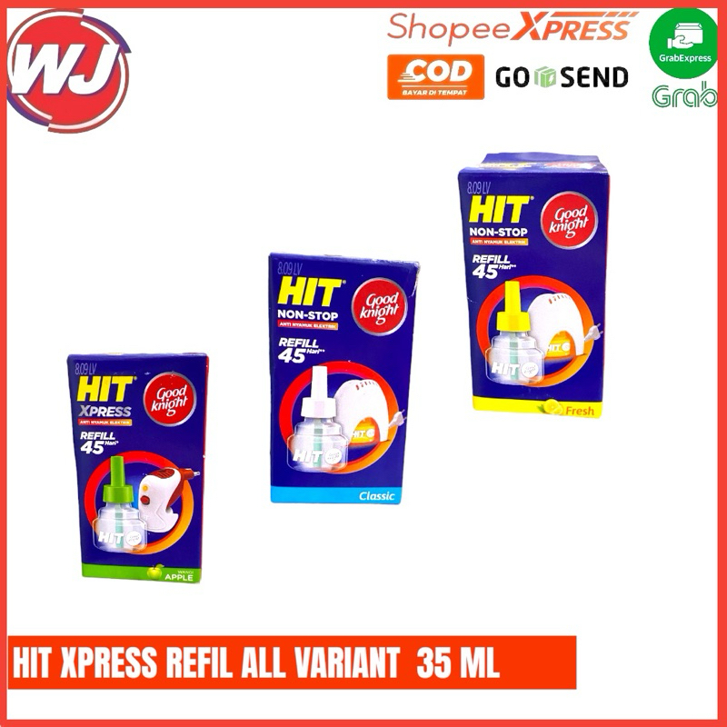Jual HIT NON-STOP ANTI NYAMUK ELEKTRIK ALL VARIANT 35 ML | Shopee Indonesia
