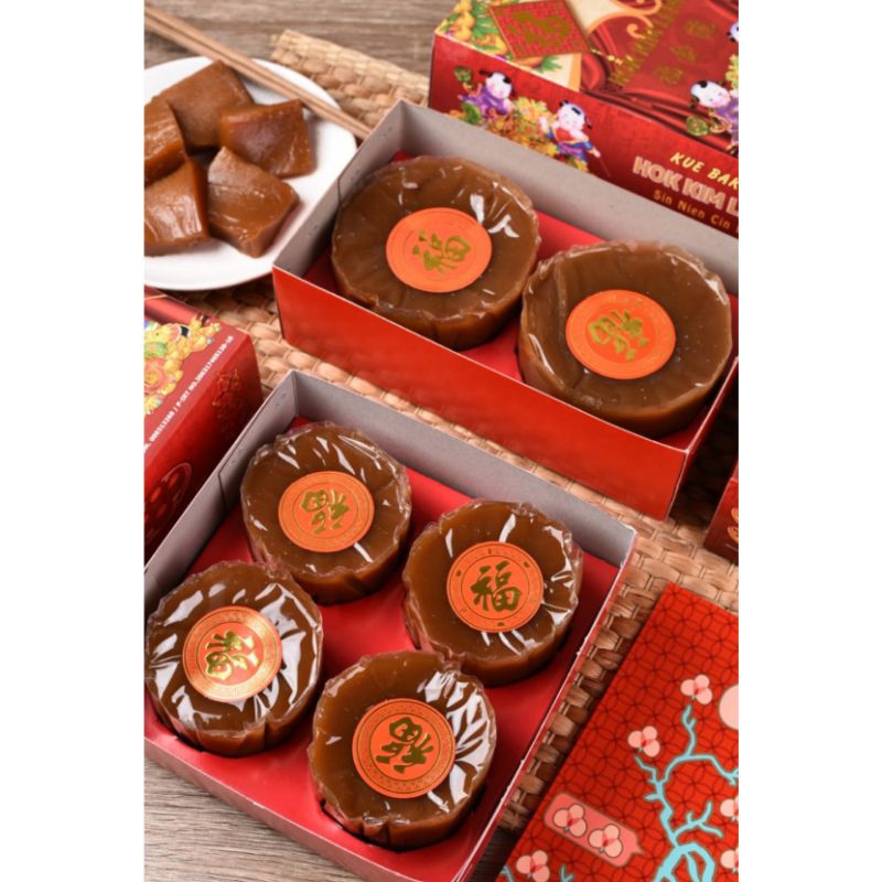 Jual Kue Keranjang/Kue Bakul Hok Kim Leng Isi 4pcs | Shopee Indonesia