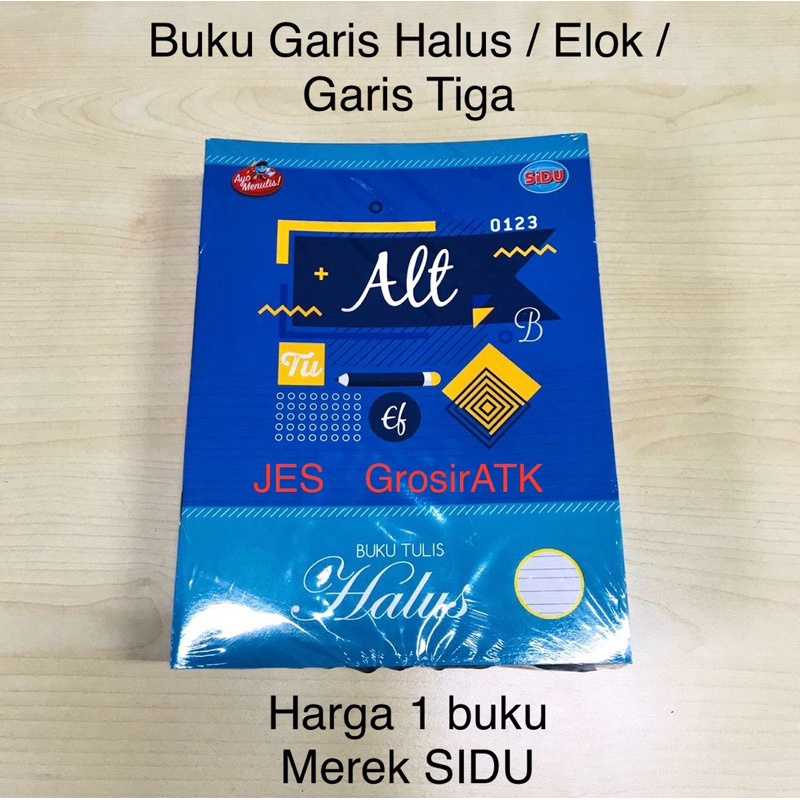 Jual Buku Garis Tiga / Garis Halus / Garis 3 / Buku Elok (1 pcs ...
