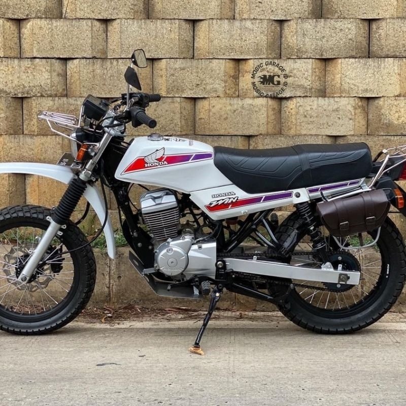 Jual Striping lis sticker standar ORI honda win 100 pink ungu stiker ...