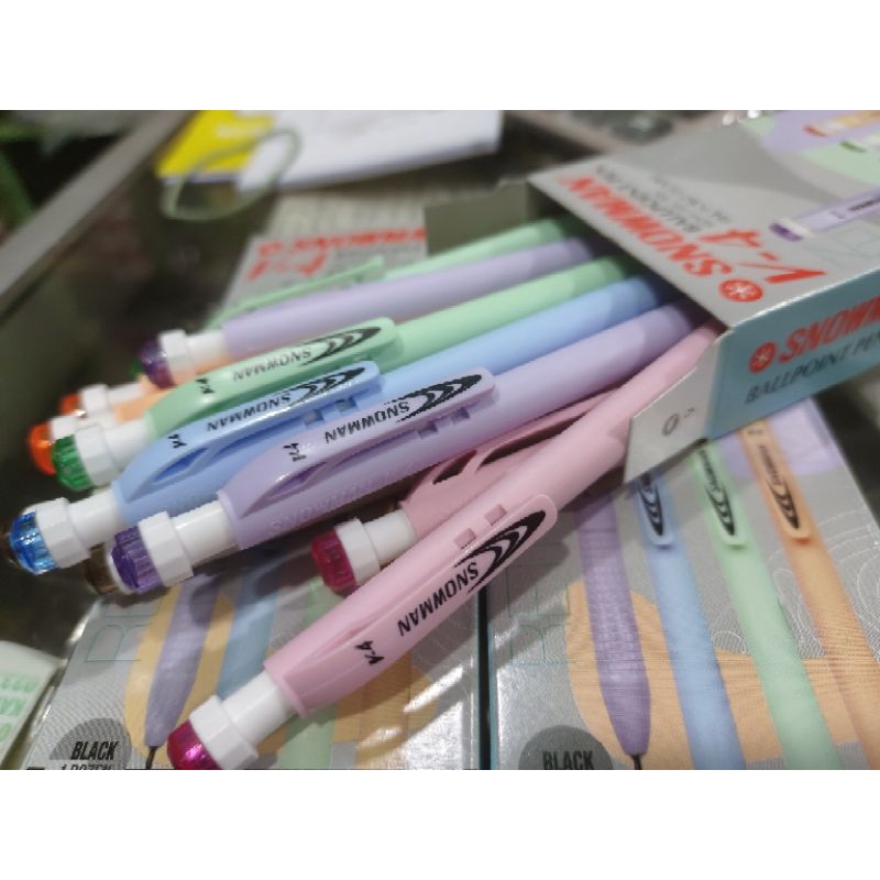 Jual PULPEN SNOWMAN V4 1 PAK ISI 12 PCS | Shopee Indonesia