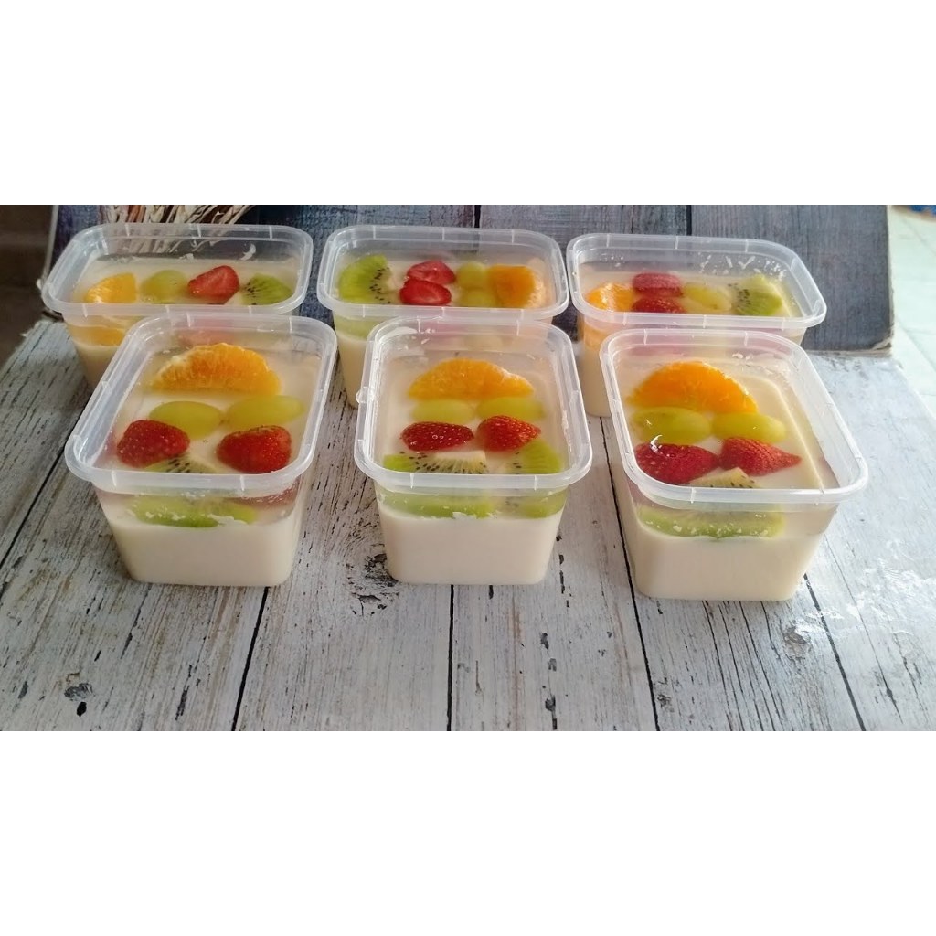Jual Thinwall Klir Rectangle 200ml 250ml 300ml Anti Pecah Tutup