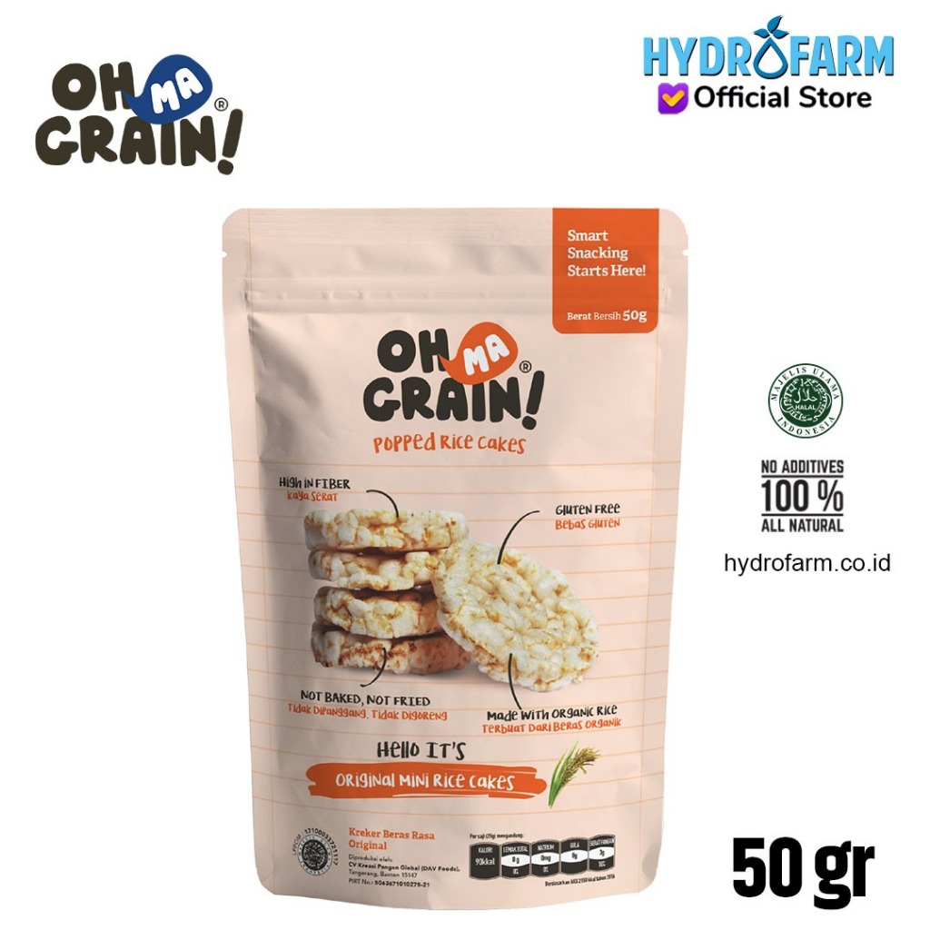 Jual Oh Ma Grain! - Popped Rice Crackers / Keripik Beras (Original ...